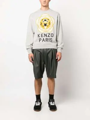 Kenzo Logo-patch Jumper - Grey