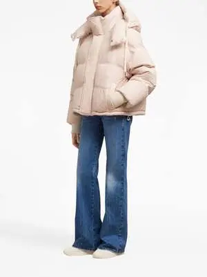 AMI Paris Logo-patch Padded Jacket