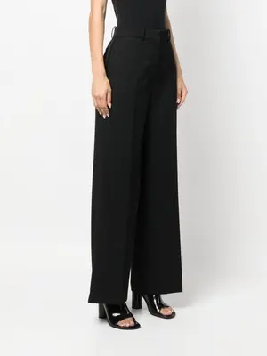 LANVIN Wide-leg Tailored Trousers - Black