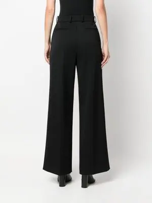 LANVIN Wide-leg Tailored Trousers - Black