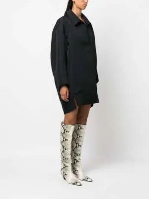 Khaite The Kal Faille Shirtdress
