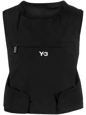 Y3 Logo-embroidered Vest Bag