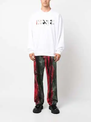 DIESEL® Logo-print Cotton Sweatshirt