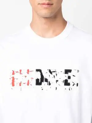 DIESEL® Logo-print Cotton Sweatshirt