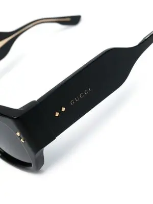 Gucci Square-frame Sunglasses - Black