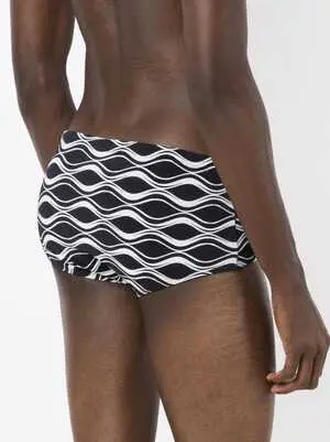 AMIR SLAMA Printed Swimming Trunks