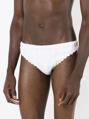 AMIR SLAMA Crochet-knit Trunks