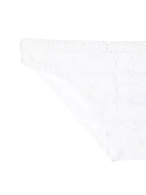 AMIR SLAMA Crochet-knit Trunks