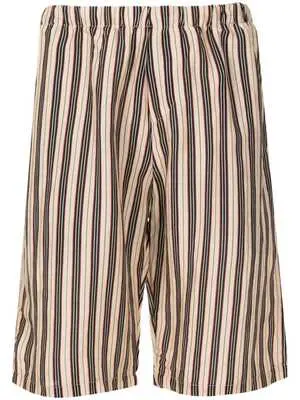 AMIR SLAMA Striped Elasticated-waist Shorts