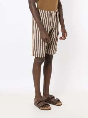 AMIR SLAMA Striped Elasticated-waist Shorts