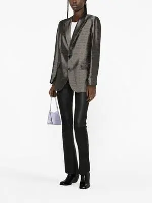 Zadig&Voltaire Vegy Jacquard Blazer - Silver