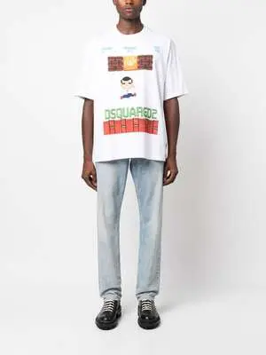 Dsquared2 Logo-print Cotton T-shirt - White
