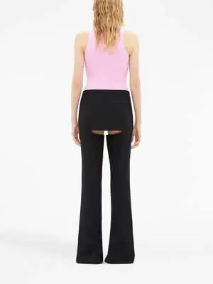 COURREGES Chaps Flared Tailored Trousers