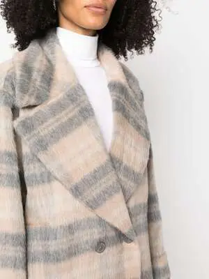 Fabiana Filippi Double-breasted Alpaca Wool Coat