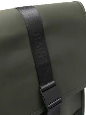 Rains Trails Logo-debossed Backpack - Green
