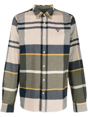 Barbour Plaid-check Pattern Shirt - Neutrals