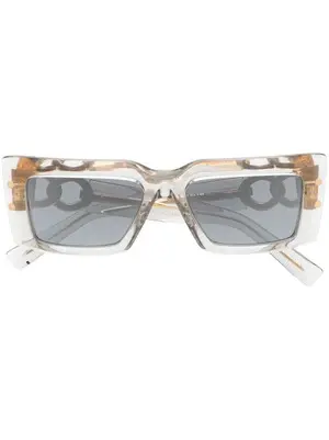 Balmain Square-frame Sunglasses - Grey