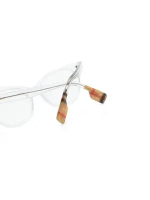 Burberry Logo-plaque Cat-eye Glasses