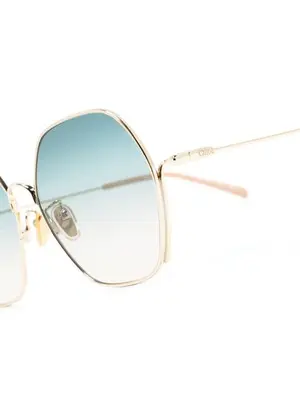 Chloé Oversized Hexagonal Sunglasses