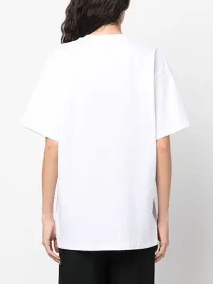 Moschino Crystal Logo Cotton T-shirt