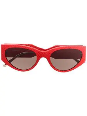 FERRAGAMO Oversized Sunglasses - Red