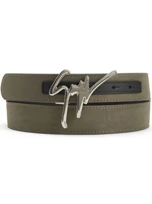 GIUSEPPE ZANOTTI Logo-lettering Belt - Brown