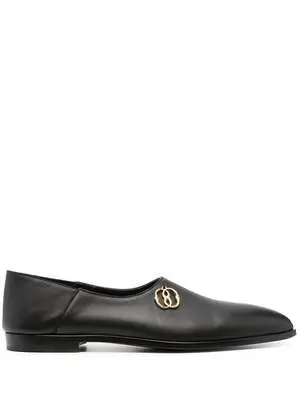 Bally Pointed-toe Leather Loafers