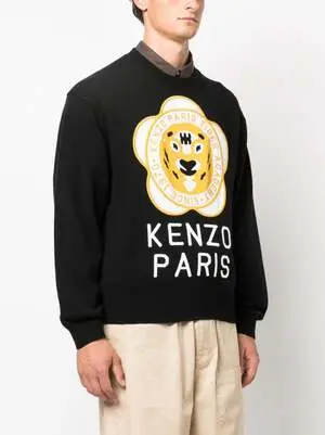 Kenzo Logo-patch Jumper - Black