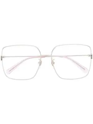 Gucci Oversize-frame Glasses - Silver