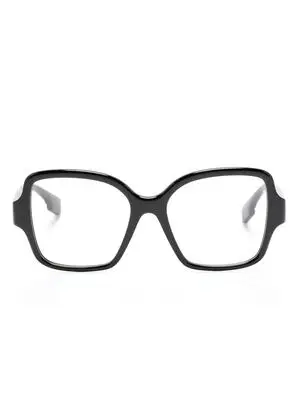 Burberry Oversized Frame Glasses - Black