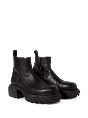 Off-White Exploration Motor Ankle Boots - Black