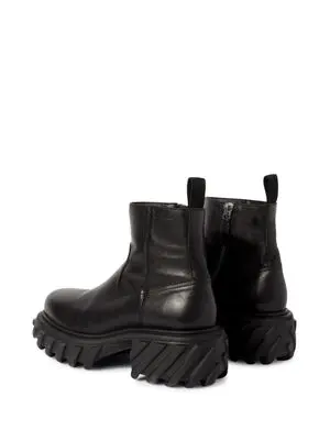 Off-White Exploration Motor Ankle Boots - Black