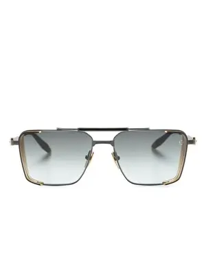AKONI Pilot Sunglasses - Black