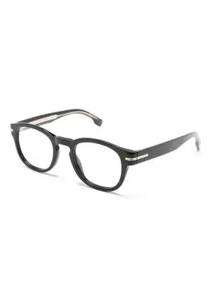 BOSS Round Frame Eyeglasses