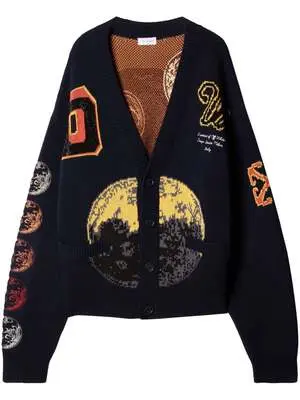 Off-White Moon Phase Cardigan