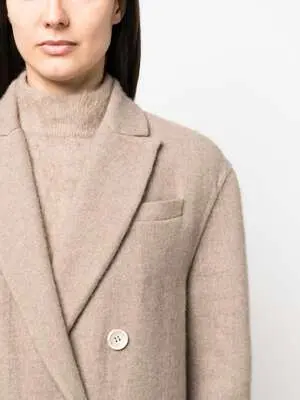 Brunello Cucinelli Double-breasted Cashmere Coat - Neutrals