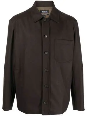 A.p.c. Button-up Wool-blend Jacket