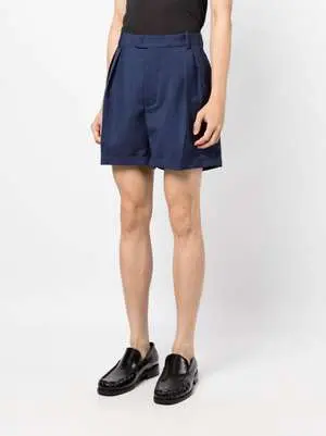 Bally Pleated Twill Tailored Shorts
