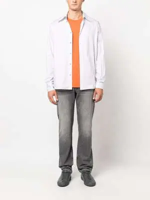SUNFLOWER Please Striped Cotton Shirt