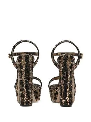 Dolce & Gabbana Leopard-print Platform Sandals