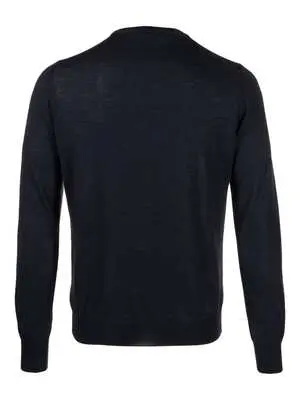 FILERIA Crew-neck Long-sleeve Jumper - Blue