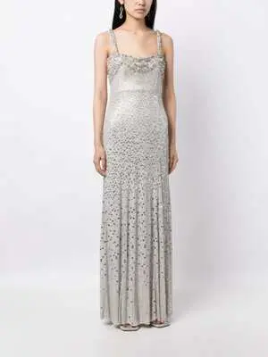 Jenny Packham Calypso Crystal-embellished Gown