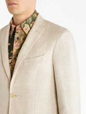 Etro Ton-sur-ton Pinstriped Blazer