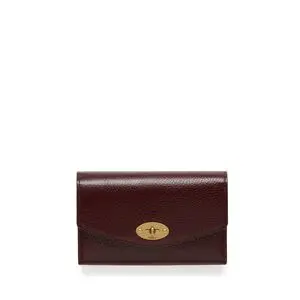Mulberry Medium Darley Wallet Oxblood
