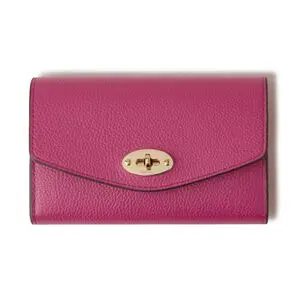 Mulberry Medium Darley Wallet Wild Berry