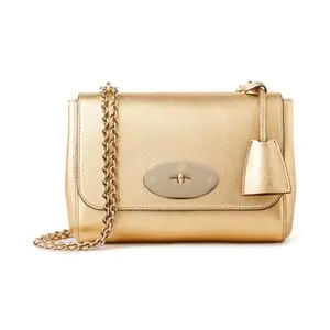 Mulberry Mulberry Lily Evening Bag Soft Gold Foil