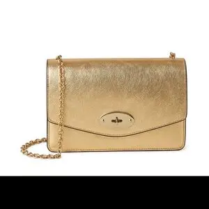 Mulberry Mulberry Small Darley Soft Gold Foil