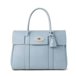 Mulberry Bayswater Shoulder Bag Poplin Blue