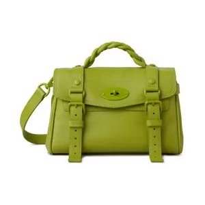 Mulberry Mulberry Mini Alexa Satchel Bag Acid Green