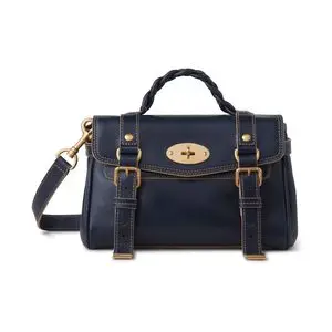 Mulberry Mulberry Mini Alexa Satchel Bag Dark Navy